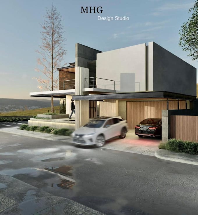 Do enscape rendering vray rendering autocad drafting d5 rendering by Mhgdesign88 | Fiverr