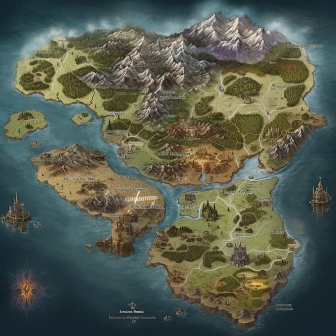 Making your fantasy map, world map, battle map for you by Lemaerden ...
