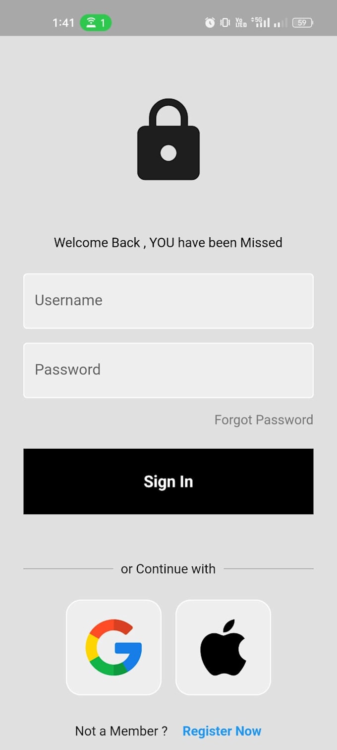 Make a hybrid app using flutter with google firebase authentication by F1ction_pro | Fiverr