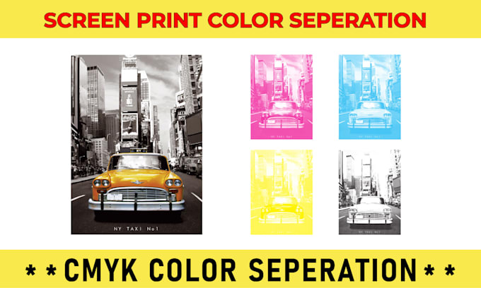 Do spot and cmyk color separation for your screen print by ...