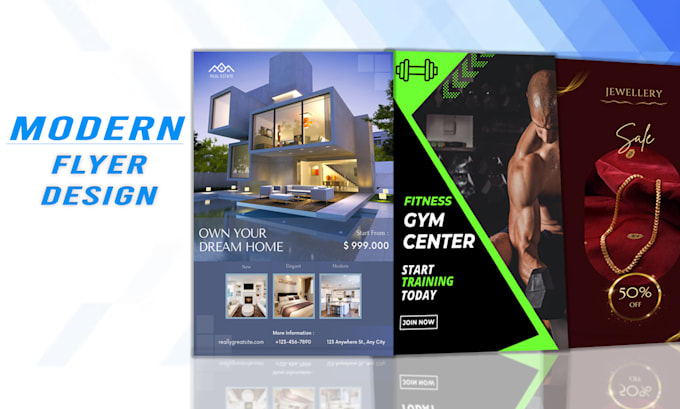 Design digital flyer or poster by Aforammar | Fiverr