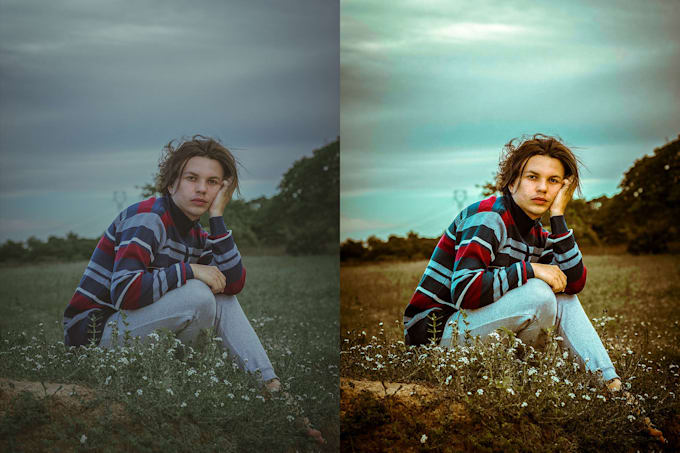 Retouching your photos makeup correct lighting color adjustment by ...