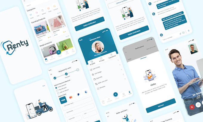 Do modern website design admin dashboard mobile app ui by Shafinkhauix ...