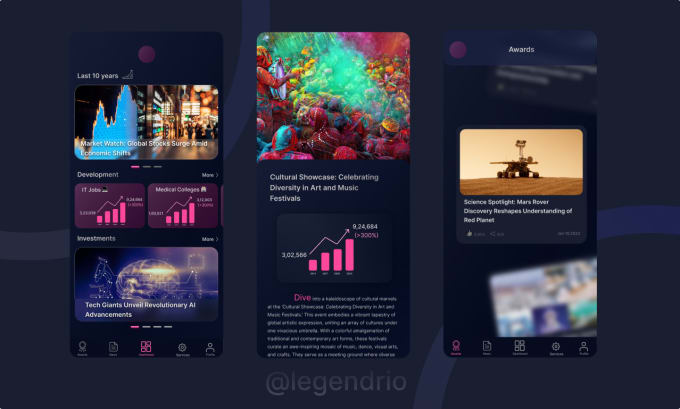 Craft engaging ui ux designs for your mobile application by Legendrio ... Craft engaging ui ux designs for your mobile application by Legendrio ...
