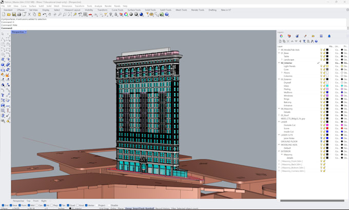 Create precise rhino 3d models by Hunainkhan | Fiverr