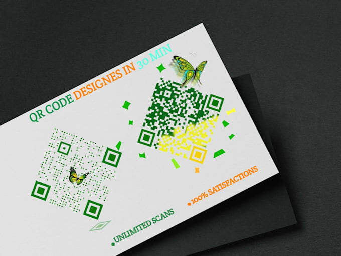 Create all type of custom qr code, dynamic qr code design with logo