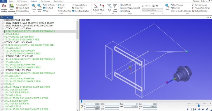 Do Cnc Programming And Extract G Code Toolpath 3d Models By Fodorab