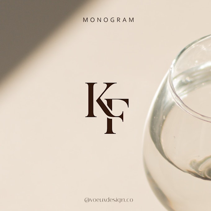 Design customized elegant symbolic initial letters monogram by ...