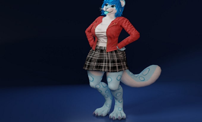 Create costume vrchat avatar, furry vrchat avatar, vrchat for game by ...