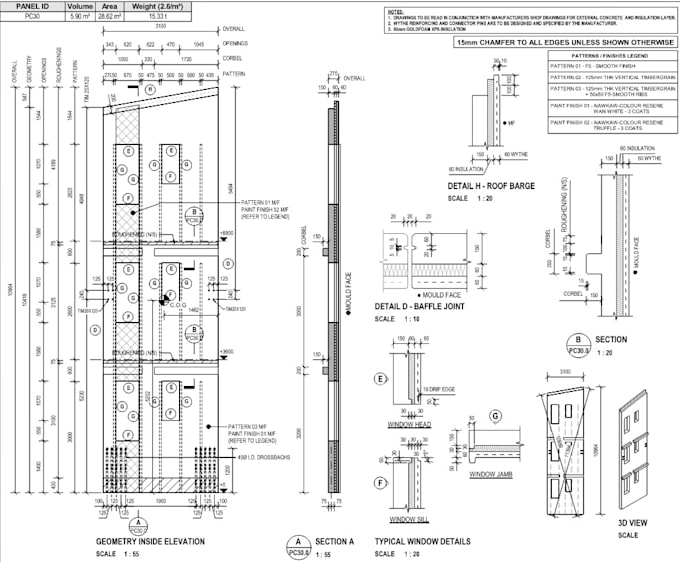 Provide structural precast shop drawings with details by Vhieutran | Fiverr