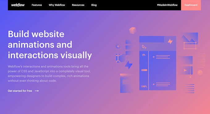 Webflow animation, webflow spline scene, webflow expert, psd webflow ...