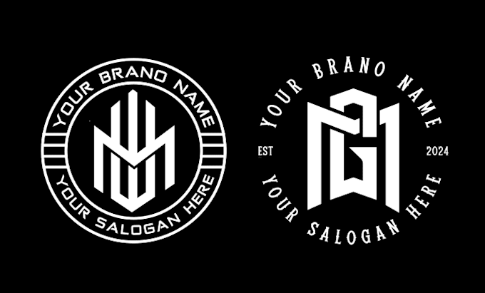 Design luxury initials monogram logo for clothing brand by ...