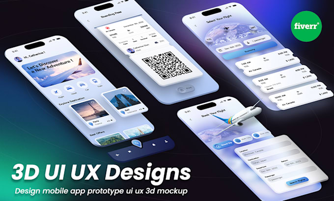 Creative ui ux design for mobile, web apps and websites, expert in ...