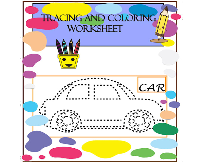 Create kids worksheets , coloring and tracing worksheets by Smahnoorf ...