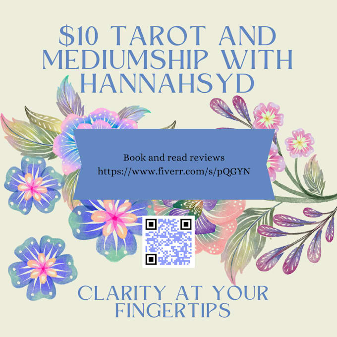 Provide an intuitive reading using tarot and mediumship by Hannahsyd ...