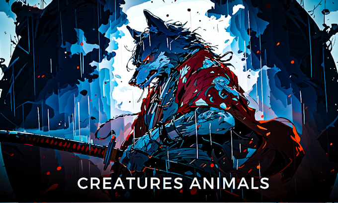 Create awesome creatures inspiration characters by Lyediso | Fiverr