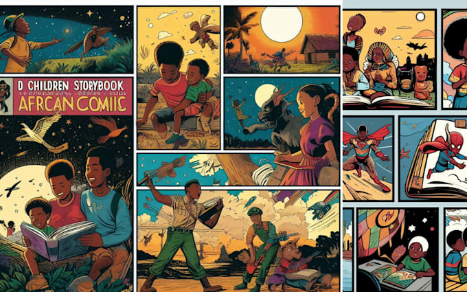 Do children storybook, african comic, graphic novel, african american ...