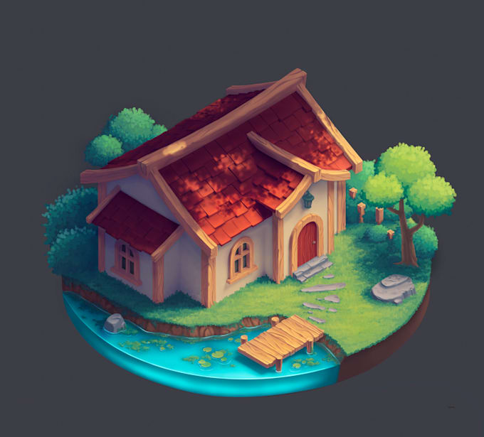 Create icons, objects, assets, props for the game by Alena_siur | Fiverr
