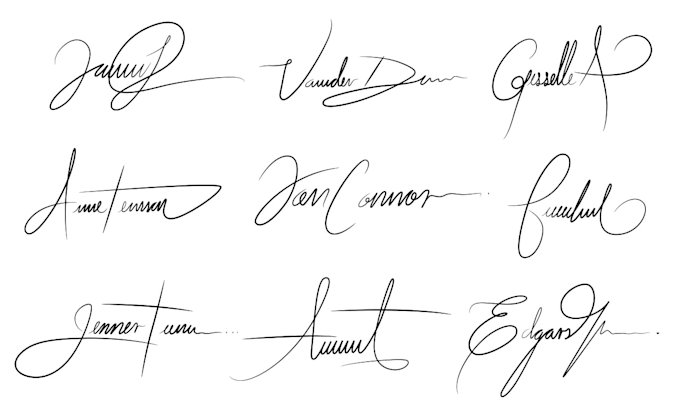 Design handwritten, cursive, scripted, calligraphy logo by Wariz ...