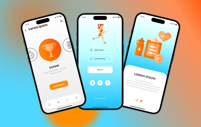 Design mobile app, ui and ux design for mobile app in figma by ...
