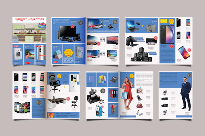 Design product catalogs, magazines and brochures by Mywork26293 | Fiverr