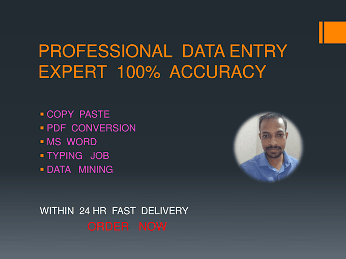Do data entry, pdf conversion,ms word and typing job by Anmol_singh5 | Fiverr