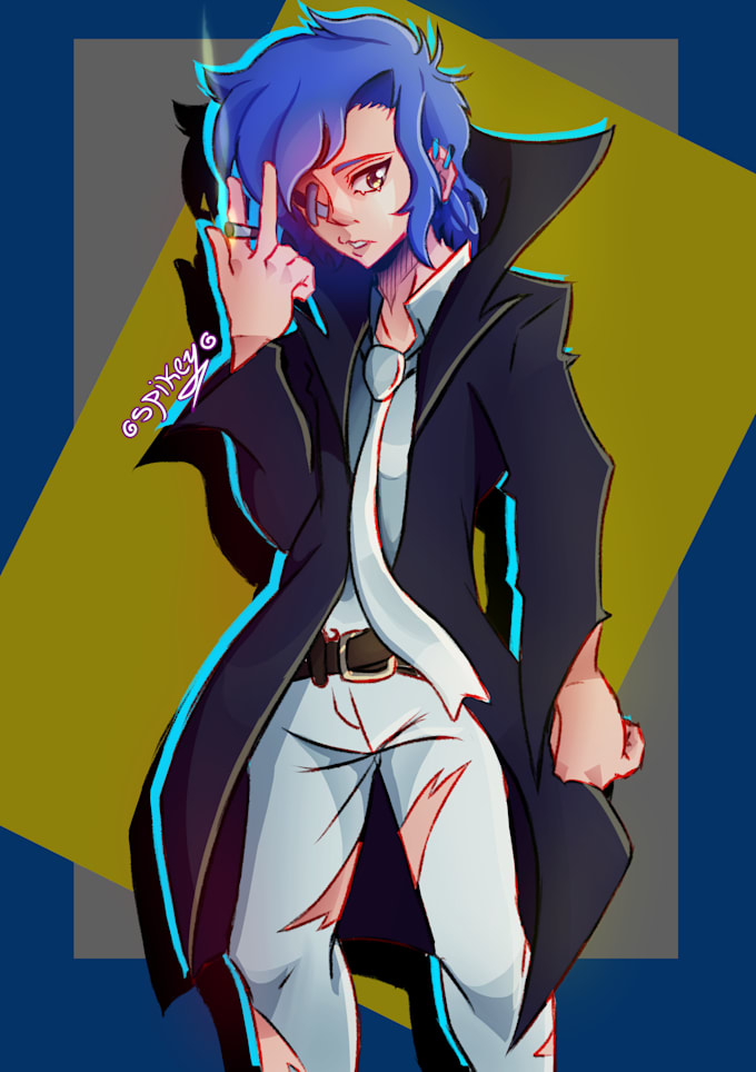 Draw you fanart and oc illustration by Spikeystrife | Fiverr
