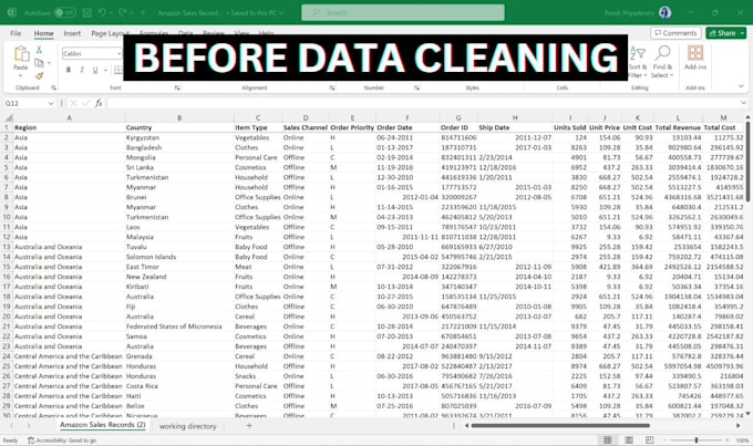 Clean, organize, format and merge excel data for insights by Artbloxpp ... Clean, organize, format and merge excel data for insights by Artbloxpp ...