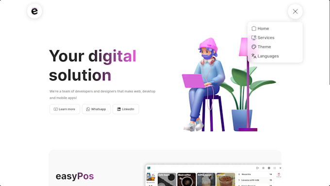 Design modern web landing page by Easyapp_ma | Fiverr