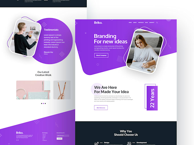 Design and redesign landing page with elementor pro by Mithun844 | Fiverr