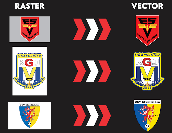Raster to vector trace, or recreate your logo or image by Creative_zefa ...