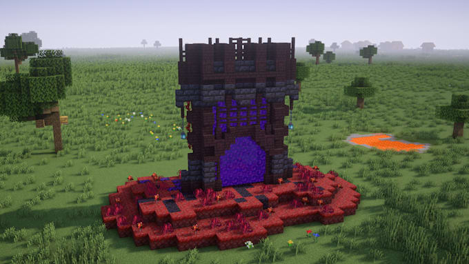 Build a minecraft structure for your projects by Samlegil | Fiverr