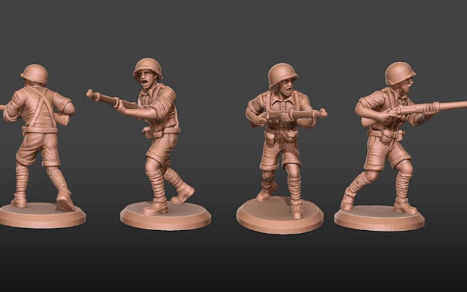 3d model or sculpt miniature or figure for dnd, 3d printing, warhammer ...