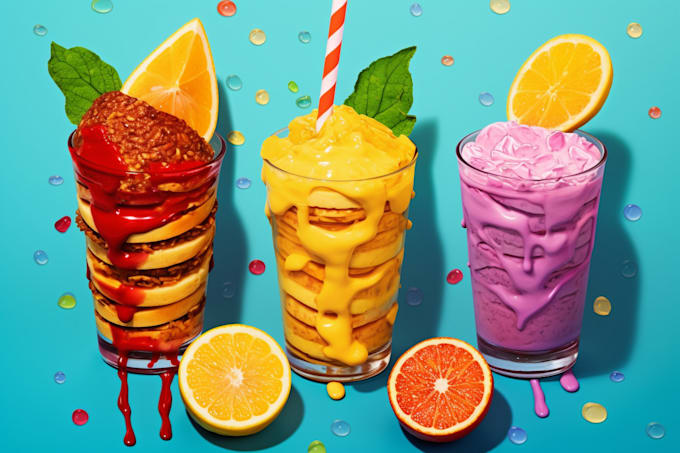 Do food pop art of your food by Horaros | Fiverr
