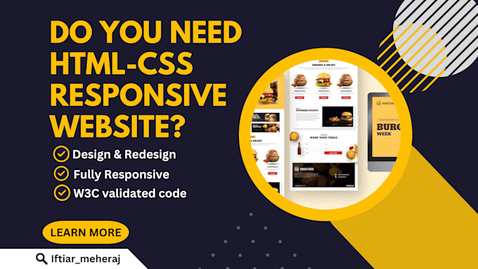 Build responsive, professional website design or redesign by Iftiar ...
