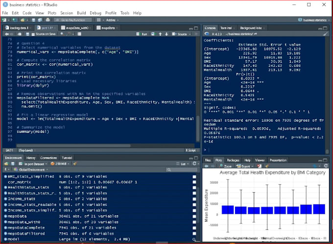 Assist in r programming and data analysis in r by Nehemiahkipkemo | Fiverr