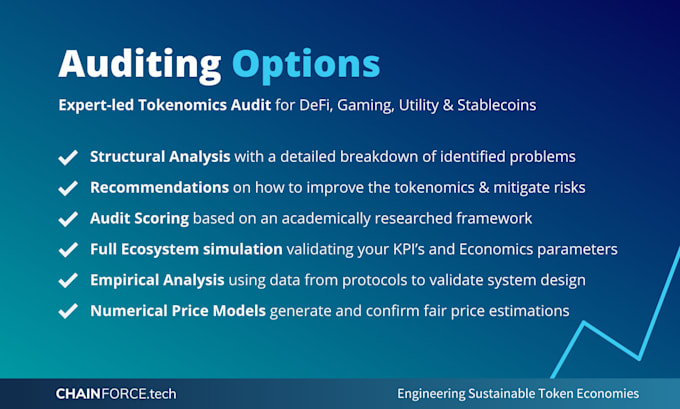 Perform a tokenomics audit review of your crypto token by Chain_force | Fiverr