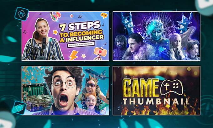 Design attractive eye catchy youtube thumbnail by Designdazzlers | Fiverr