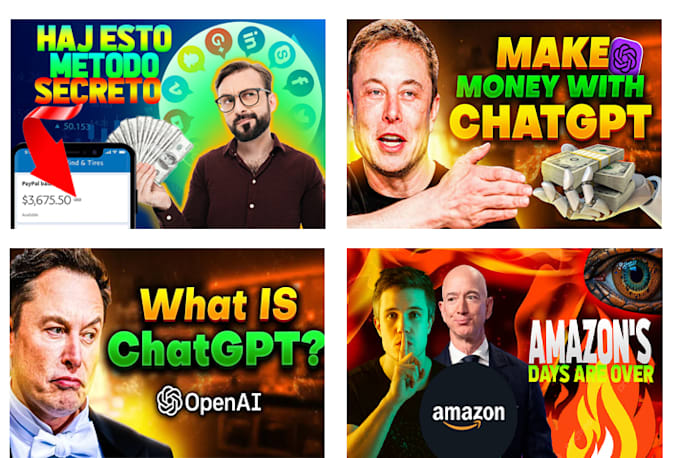 Design beautiful and attractive youtube thumbnails by Ishantha1 | Fiverr