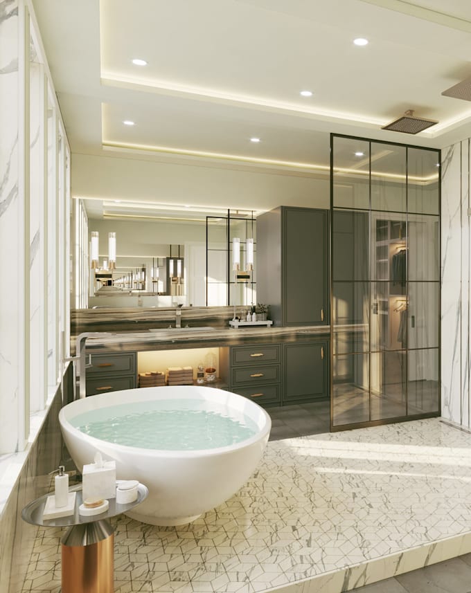 3d render interior design by Phungpm | Fiverr