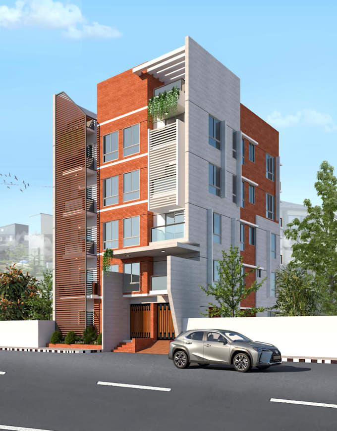 Create 3d model and render images architecture project by Jobaercreative | Fiverr