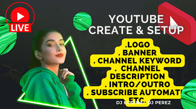 Create youtube channel, setup and banner design by Abrarahnaf687 | Fiverr