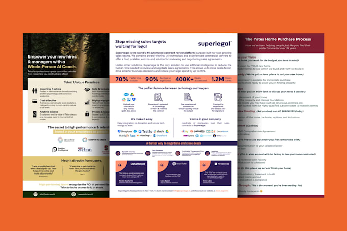 Design a professional one pager, flyer, investment teaser or executive ...