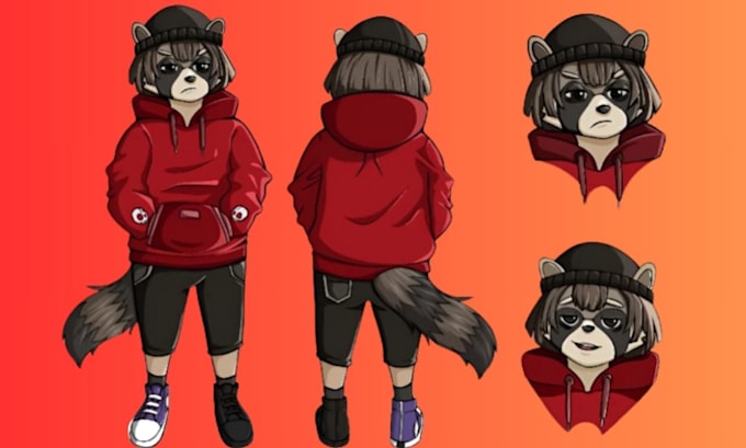 Create furry reference sheet, nsfw furry art, fursona character ref ...