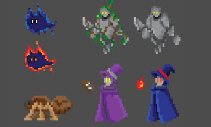 Create unique pixel art character, icon and background based on your ...