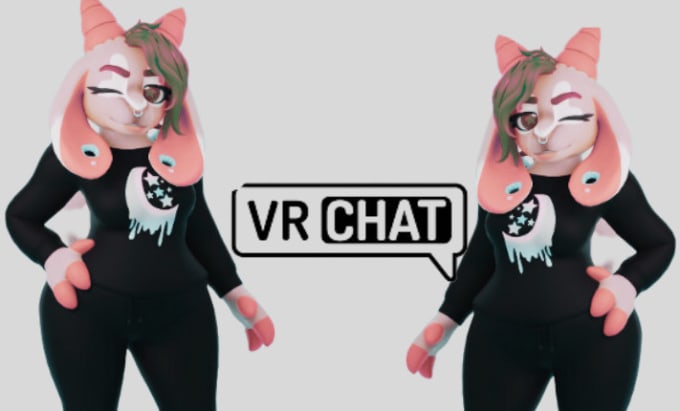 Create Custom Vrchat Avatar Furry Avatar Nsfw Fursona Vseeface 3d Models By Teeanime Fiverr