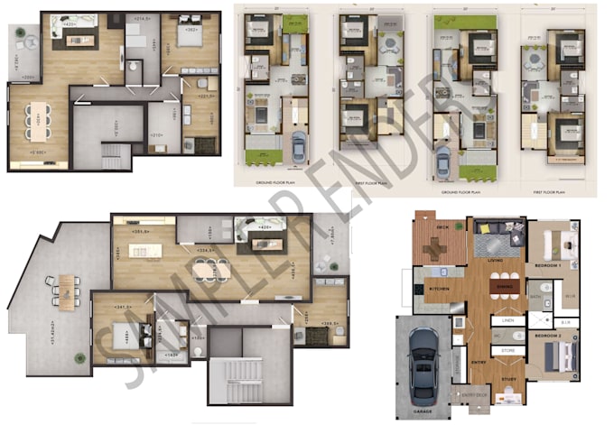 Draw floor plan furniture layout plans elevations and sections by ...