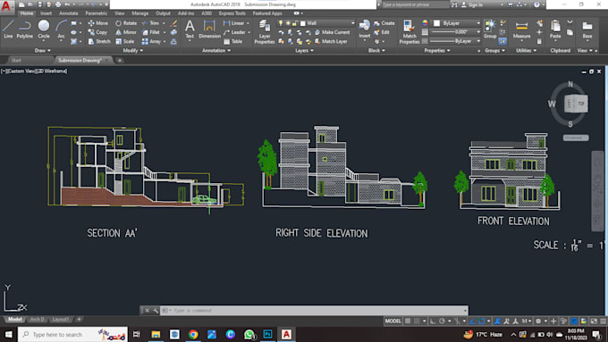 Redraw plans and covert pdf to dwg file by Yusra_qayyum13 | Fiverr