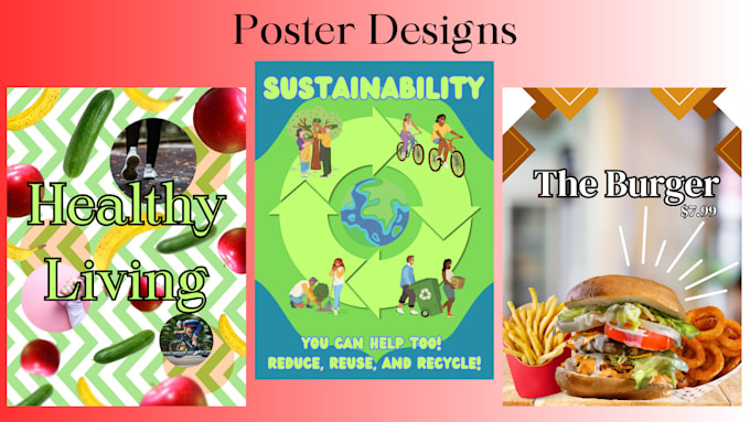 Design simple and creative posters by Dave_akero | Fiverr