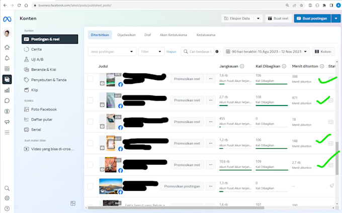 Share 100 real facebook accounts indonesia by Fbcrash_idn | Fiverr